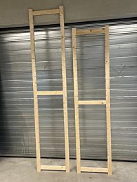 Houten staander | Staander ten behoeve van houten stelling